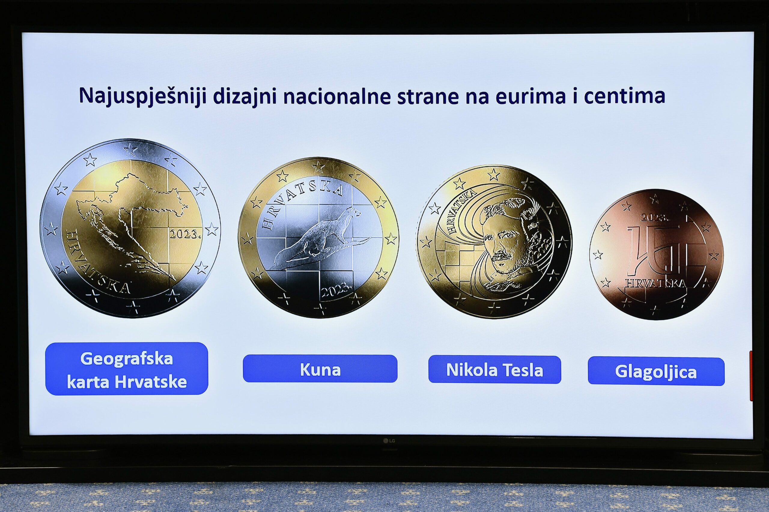 KAKO ĆE IZGLEDATI HRVATSKI EURO: Prve kovanice hrvatskih eura trebamo ...